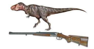 Dinosaur Hunting Guns: Taking Down T-Rex and Other Extinct Reptiles