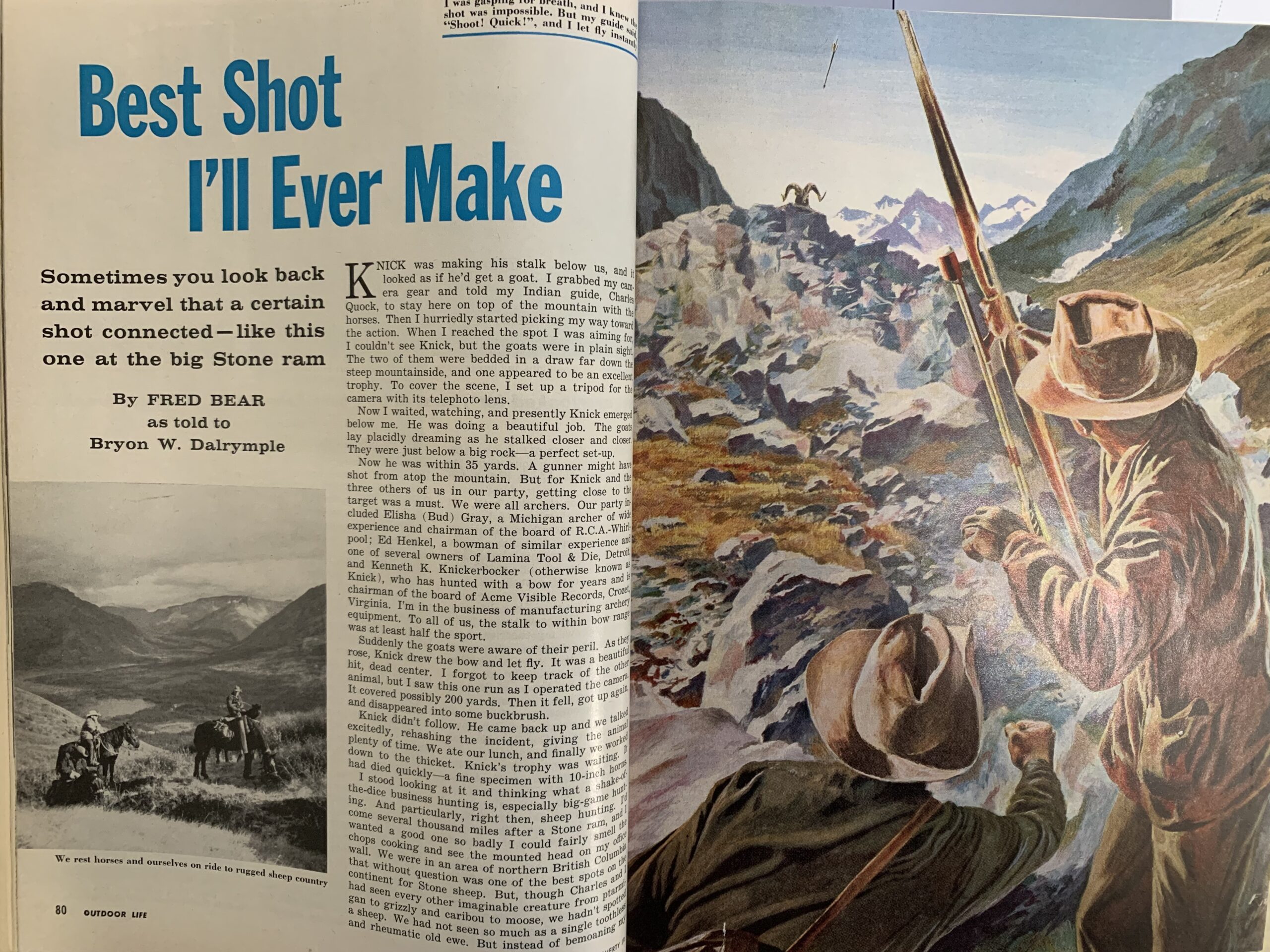 Best Shot I'll Ever Make: Fred Bear's Record Stone Sheep | Outdoor Life