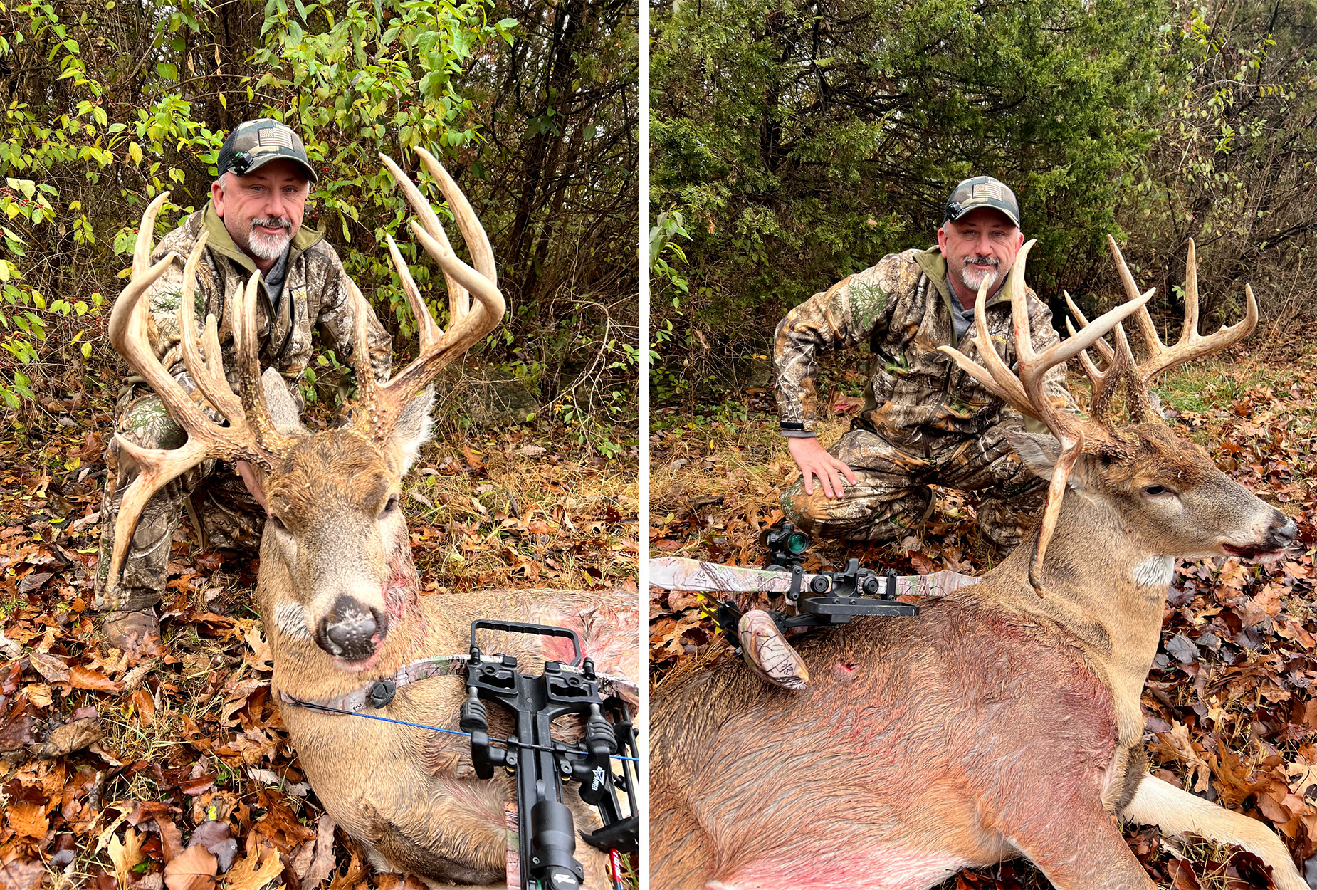Missouri Crossbow Hunter Arrows Split-Beam Drop-Tine Buck Gus McKinney ...