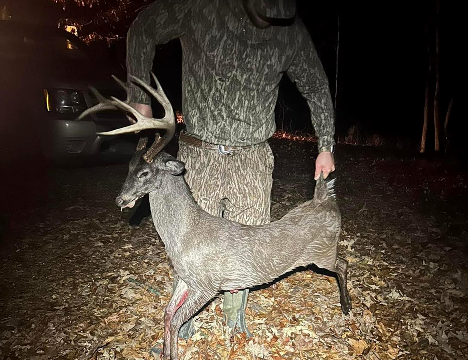 Hunter Tags 'Dwarf Buck' the Size of a Labrador Retriever