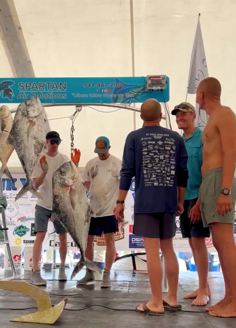 Freediver Spears Pending Record Pompano During Florida Tourney
