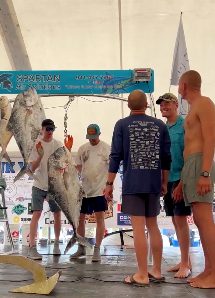 Freediver Spears Pending Record Pompano During Florida Tourney
