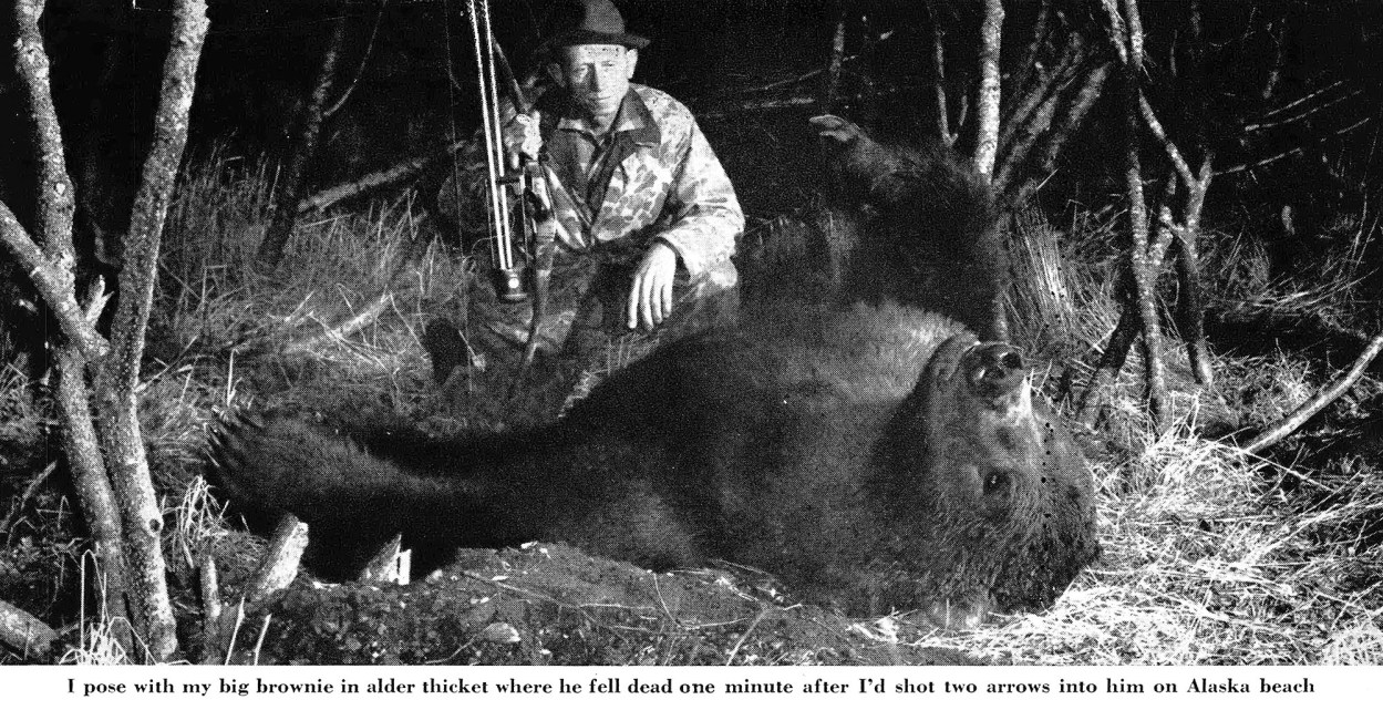 Fred Bear’s Wildest Hunt: The Day He Faced a World‑Record Brown Bear at ...