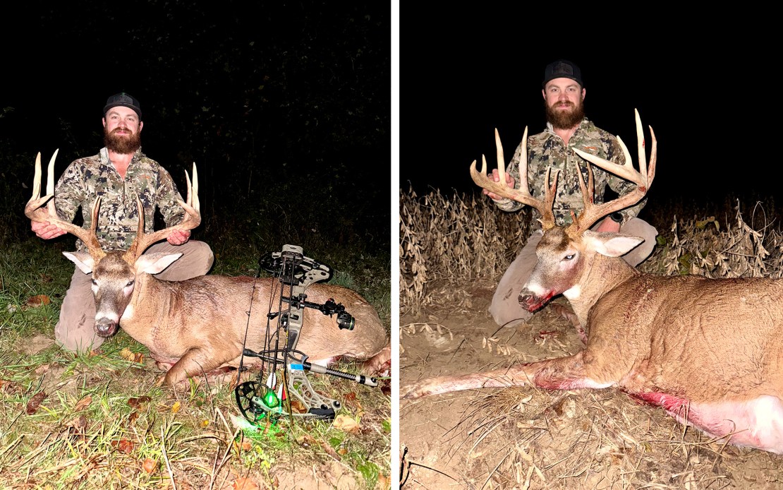 Ohio Bowhunter Tags Giant Buck with Split Brow Tines off His Friend's ...