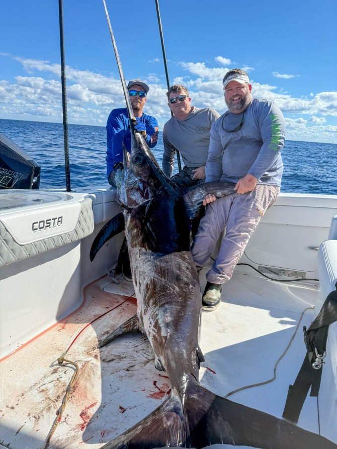 Watch: Huge Mississippi Swordfish Just Misses State Record | Outdoor Life