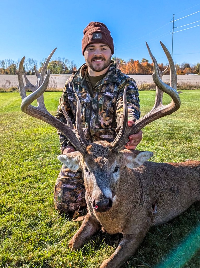 Veteran Arrows Giant Ohio Buck from the Ground After Getting to His ...
