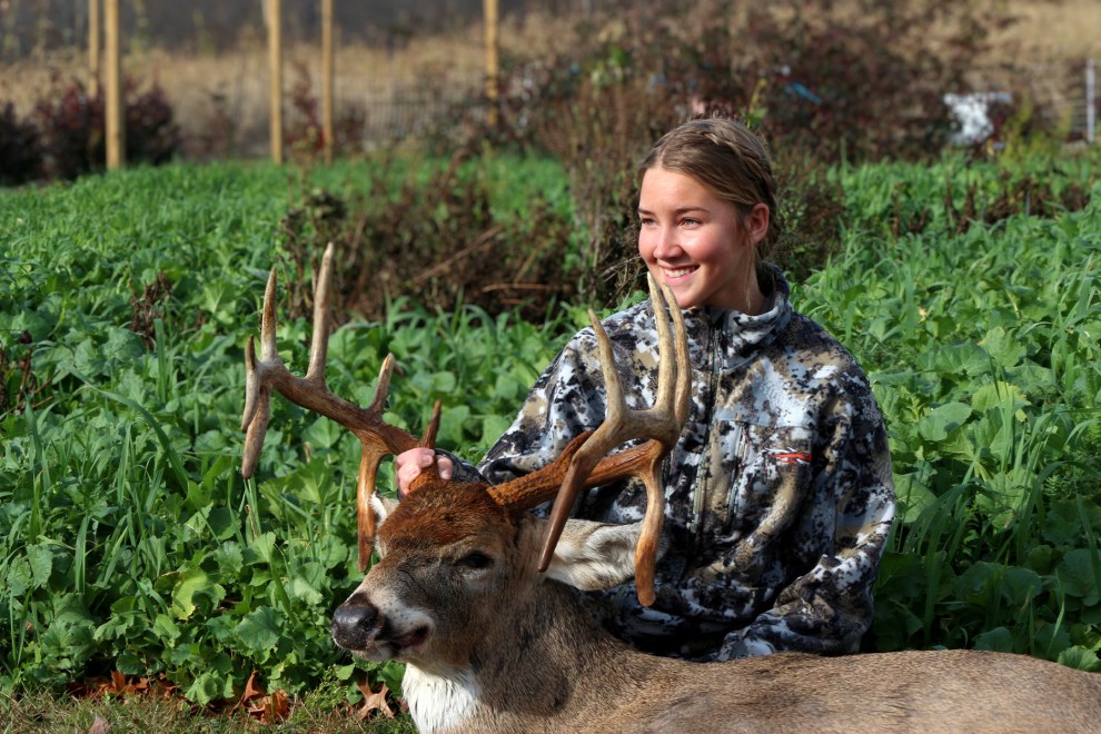 Teen Tags Buck with 5 Drop Tines She and Her Sister Had Watched for ...