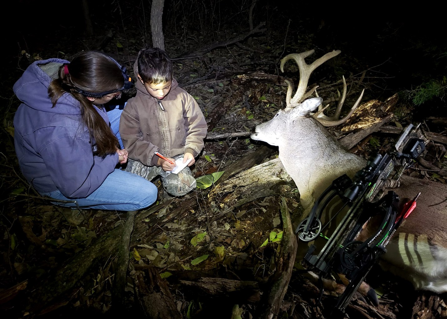 7-Year-Old's First Deer Is a Heavy 14-Pointer That Came in to a Decoy ...