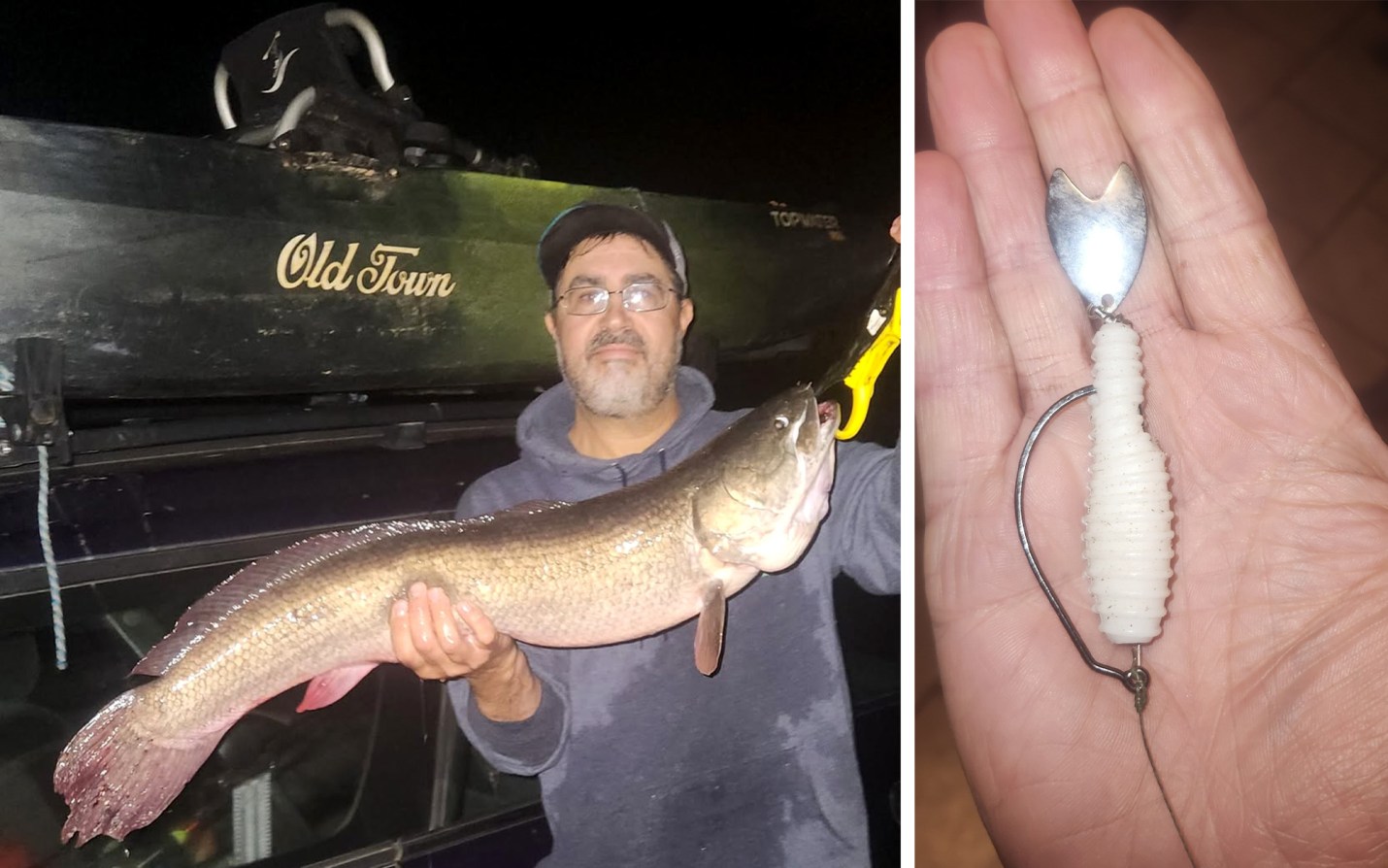 Kayak Fisherman Catches State-Record Bowfin on His Nephew's Custom-Made ...
