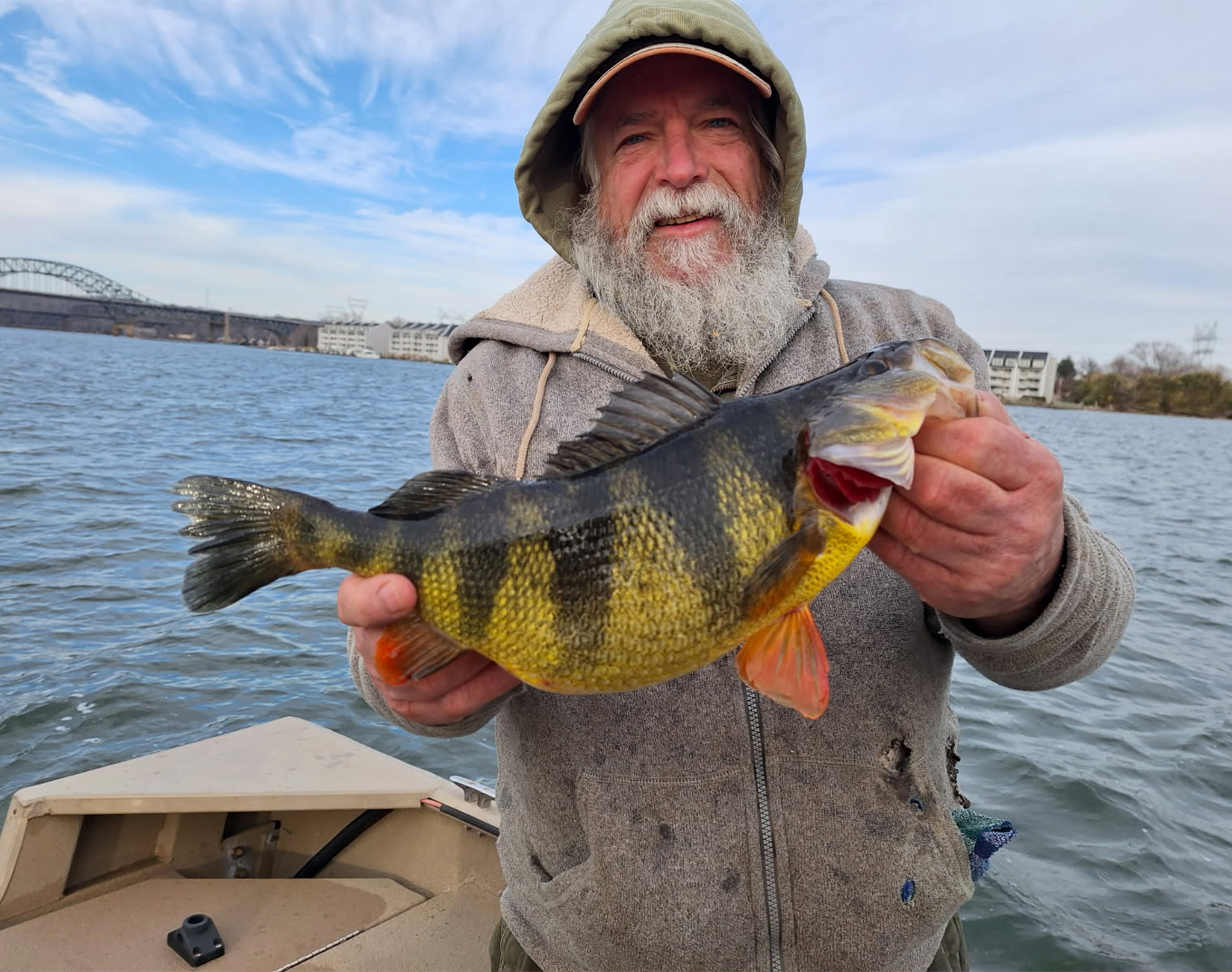 world record perch size