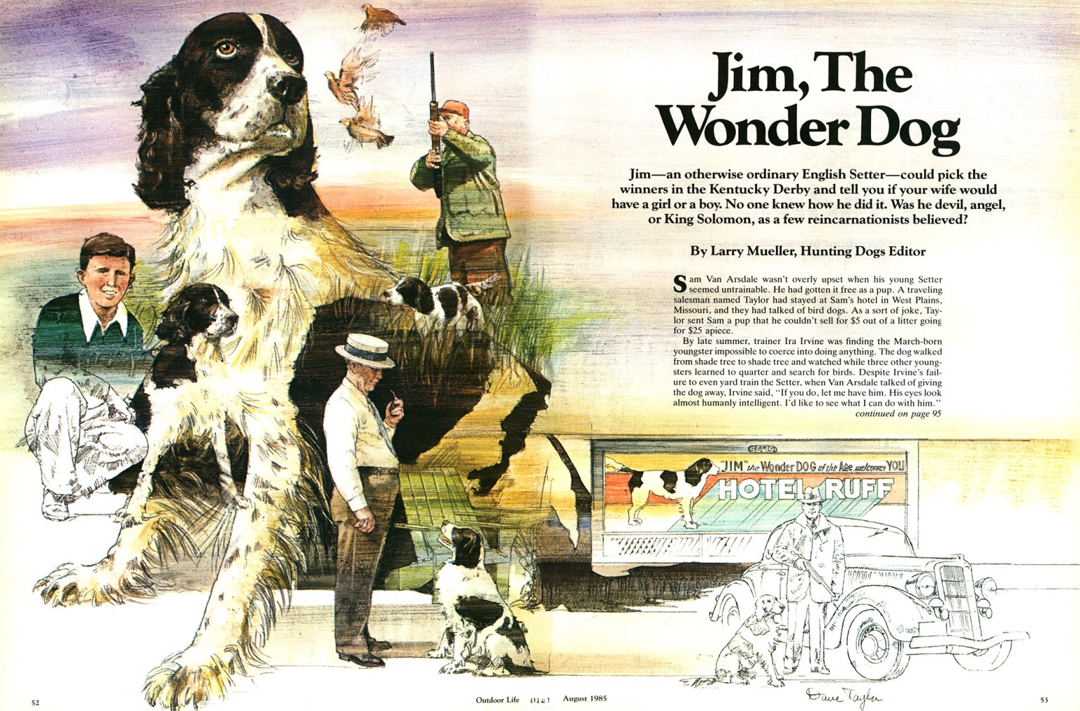 Jim the Wonder Dog, an Otherwise Ordinary Setter, Was the Smartest Dog ...