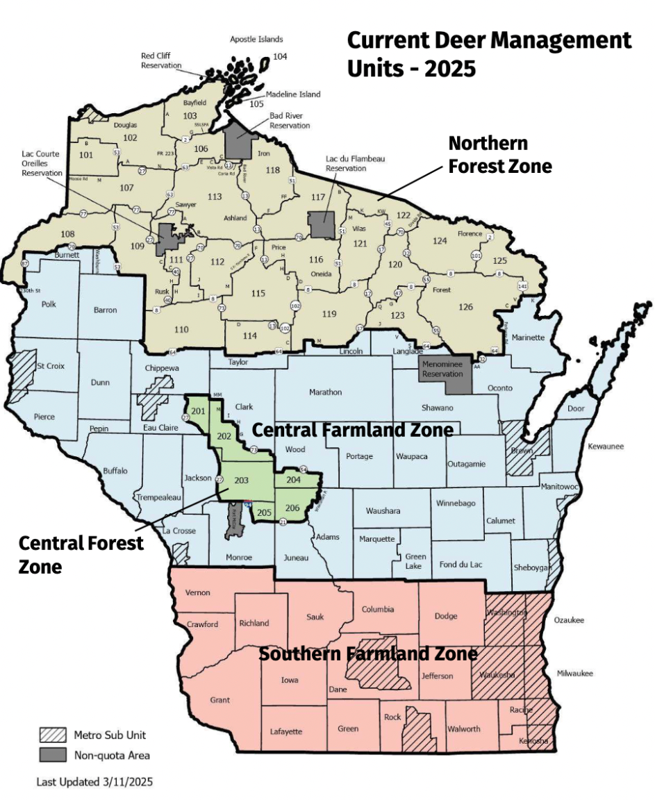 Wisconsin Claims Record Deer Numbers, But Chronic Wasting Disease ...