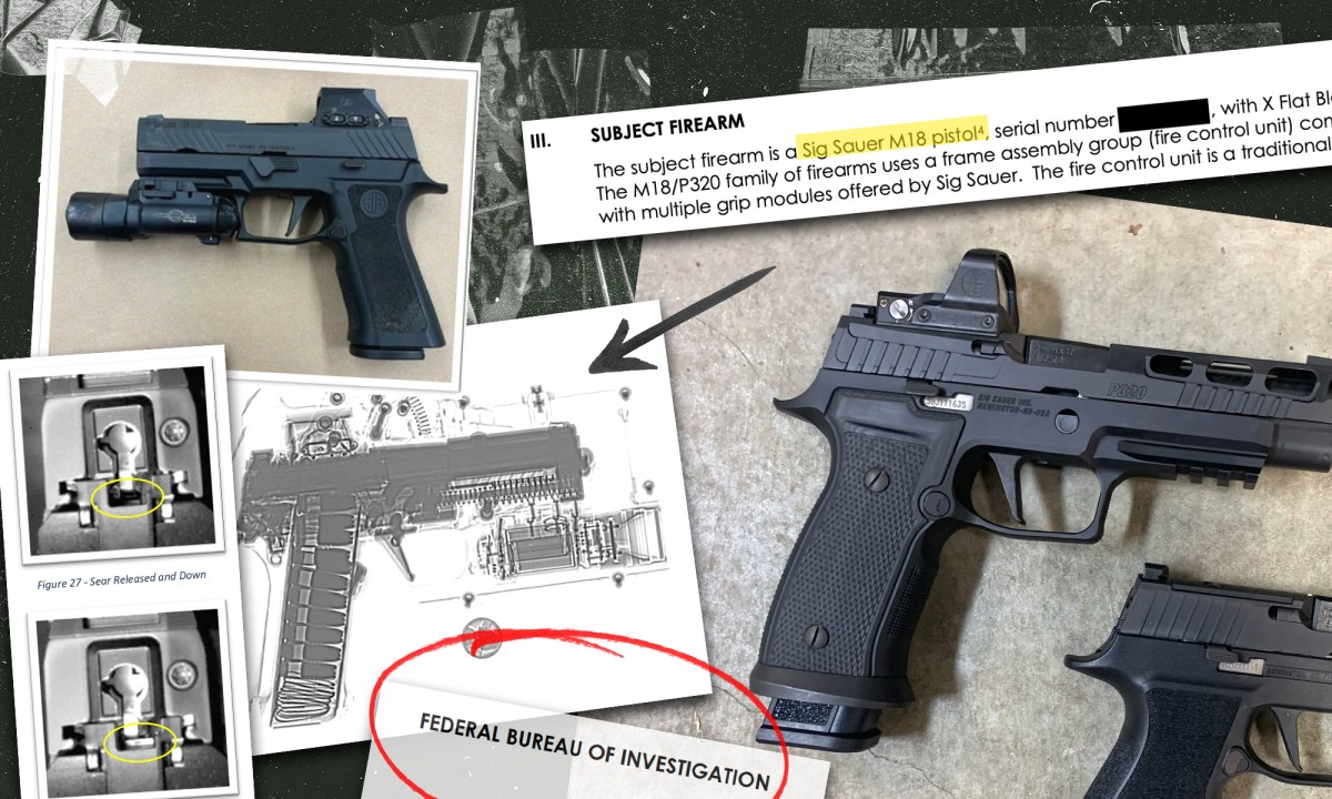 FBI Report on Sig Sauer 'Uncommanded Discharge' Incident Goes Public ...