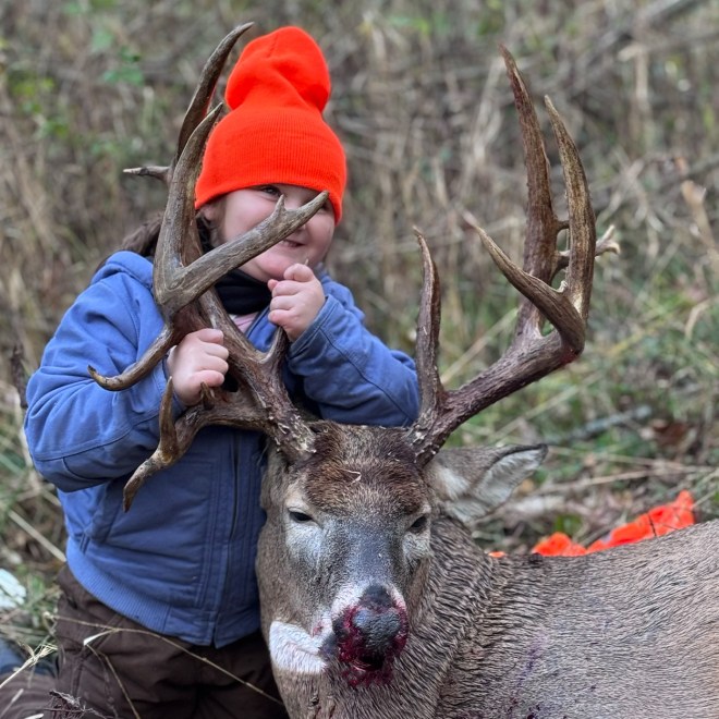 This Kindergartener's First Deer Is a Huge Droptine Buck | Outdoor Life