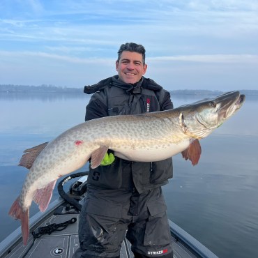 Angler Pulls Pending State-Record Muskie Through the Ice, Fulfilling a ...